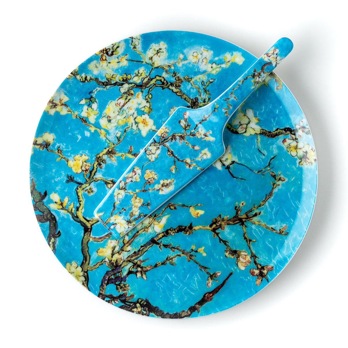 Van Gogh Almond Blossom Cake Plate w/ Server | McIntosh Shop
