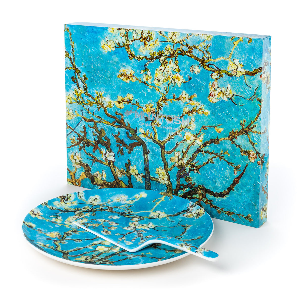 Van Gogh Almond Blossom Cake Plate w/ Server | McIntosh Shop