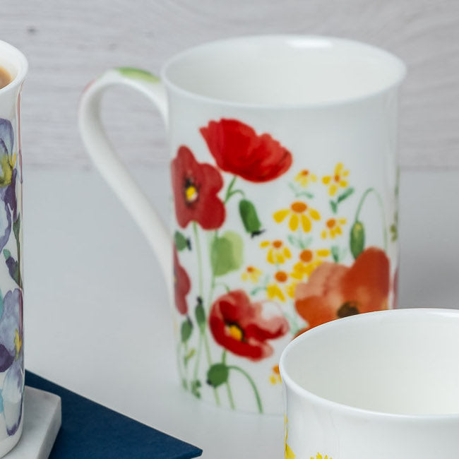 Watercolours Red Classico Mug | McIntosh Shop