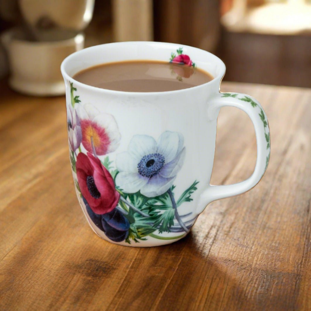 Botanical Flowers Anemone Java Mug | McIntosh Shop