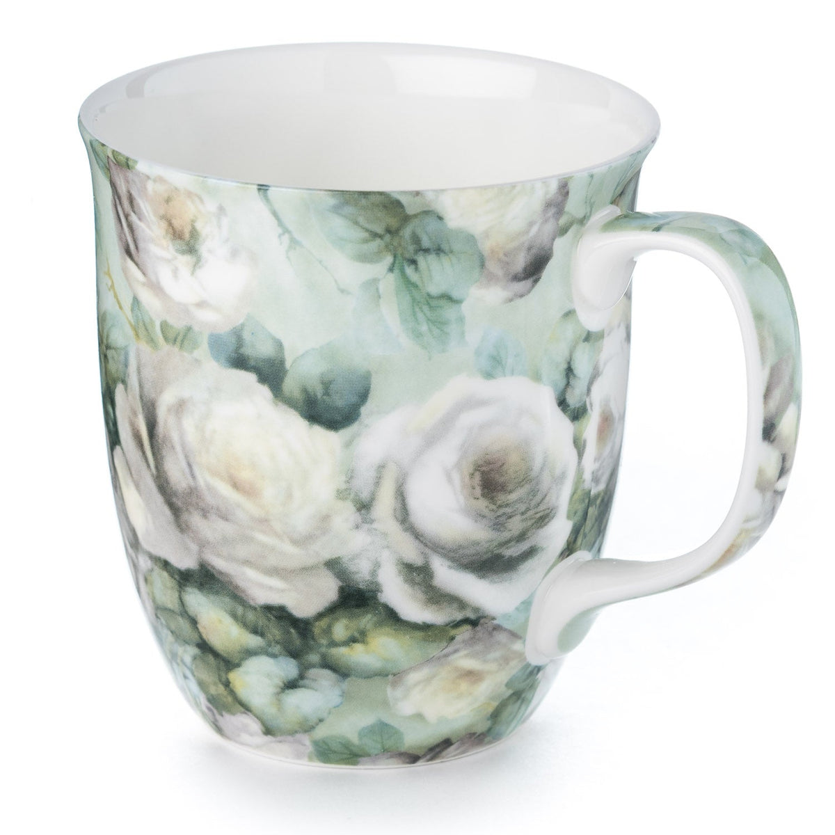 Chintz White Roses Java Mug | McIntosh Shop