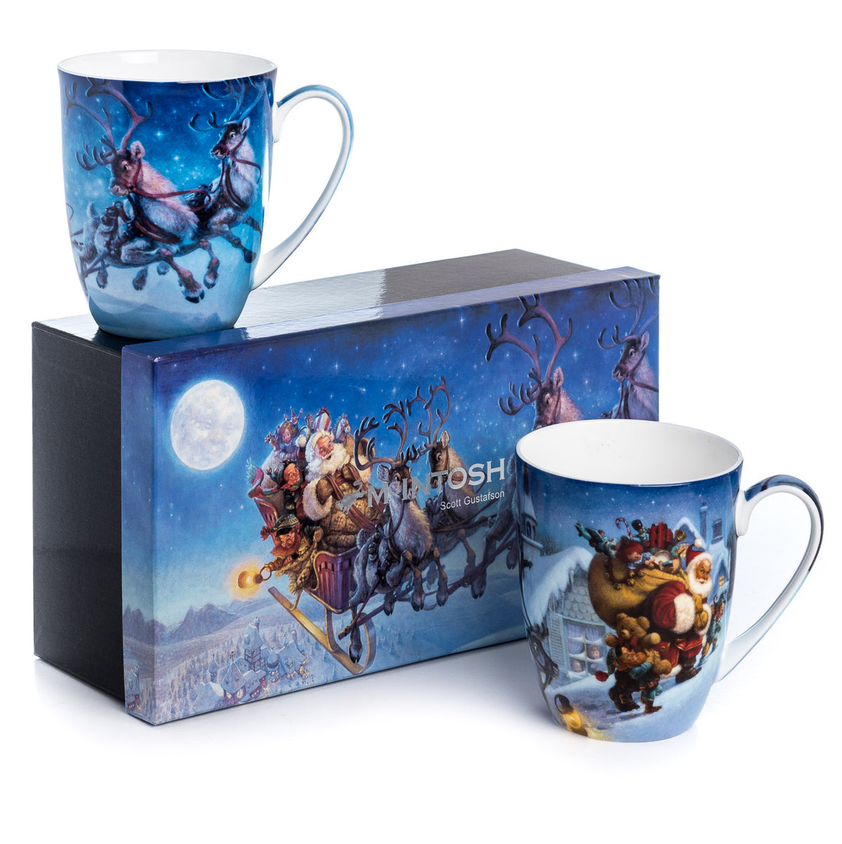 Santa Claus Mug Pair | McIntosh Shop